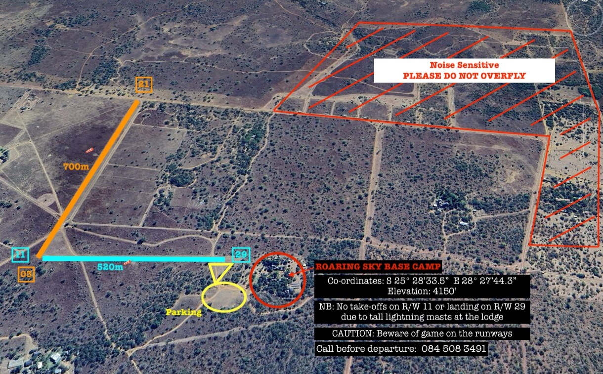 Airstrip Map - Roaring Sky